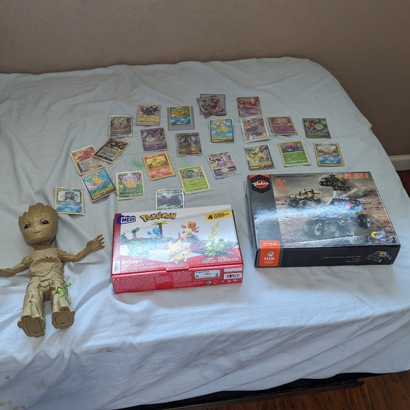 Toys | Pokmon Cards And Pokmon Play Set And Lego Car | Poshmark